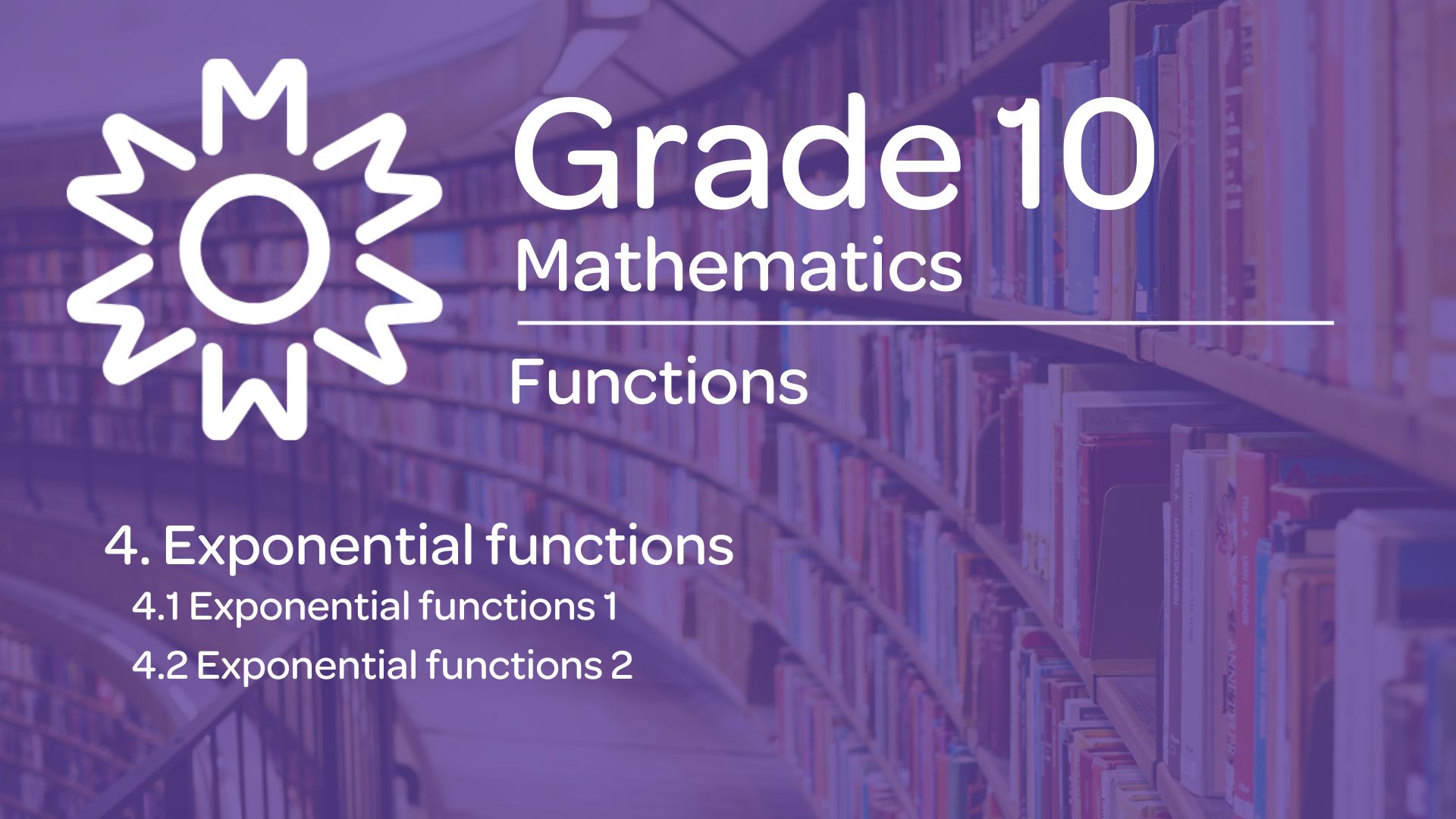 4. Exponential functions - Milani Education