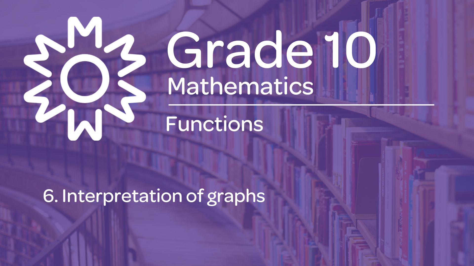 6. Interpretation of graphs - Milani Education