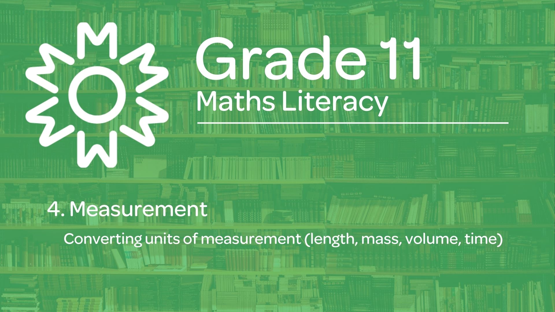 Converting units of measurement (length, mass, volume, time) - Milani ...