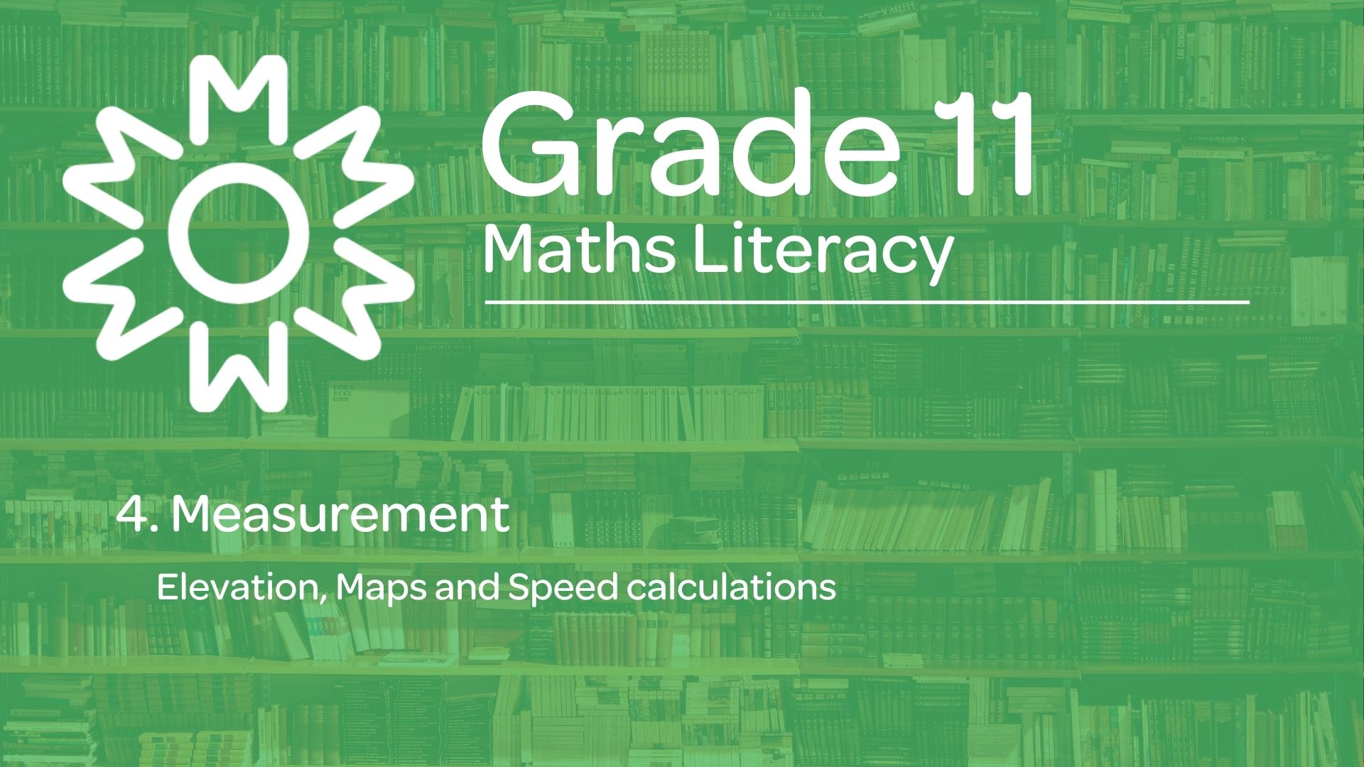 Elevation, maps and speed calculations - Milani Education